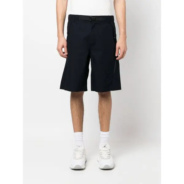 C.P. COMPANY Knee-length Belted Shorts With Zip Details
