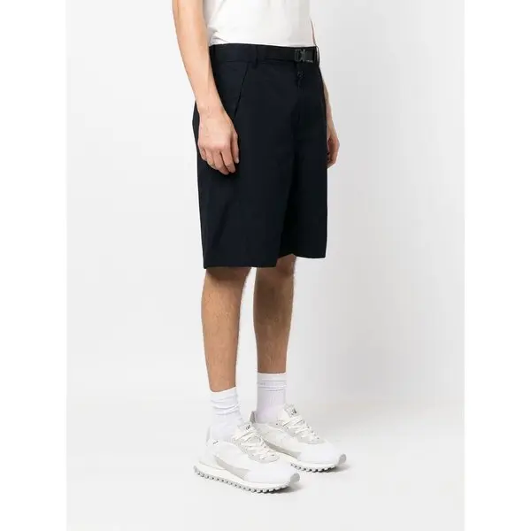 C.P. COMPANY Knee-length Belted Shorts With Zip Details