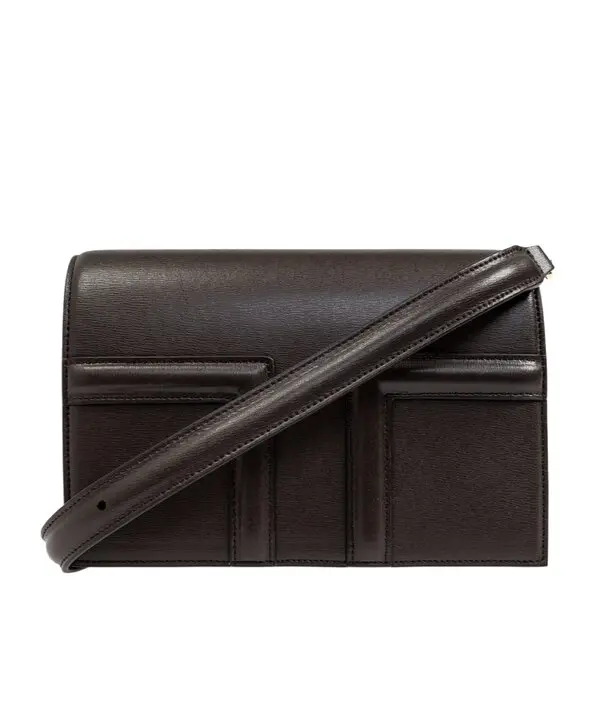 TOTEME T-flap Mini Crossbody Bag - Brown