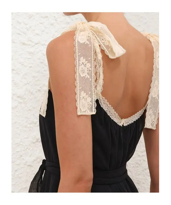 Zimmermann Roselight Lace-trim Maxi Dress