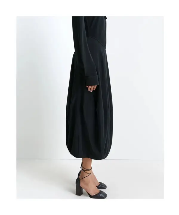 LEMAIRE Balloon Skirt In Silk Crepe De Chine