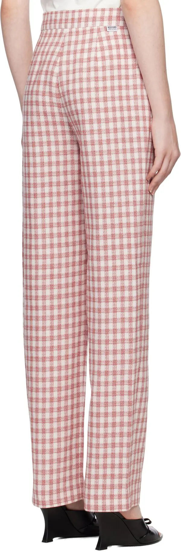 Moschino Gingham Checked Trousers