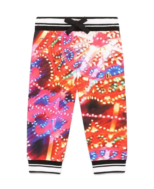 Dolce & Gabbana Luminarie Print Track Trousers - Red