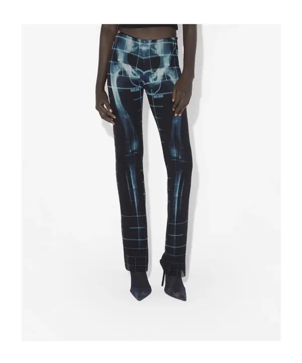 JEAN PAUL GAULTIER Squeletor" Flared Trousers
