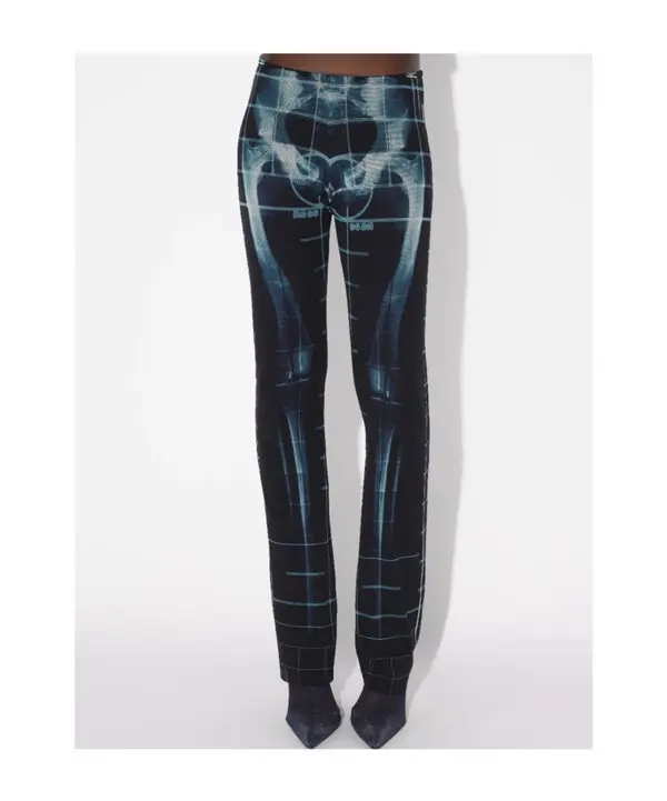 JEAN PAUL GAULTIER Squeletor" Flared Trousers