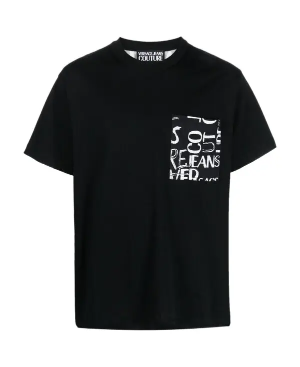 Versace Graphic Printed Crewneck T-shirt