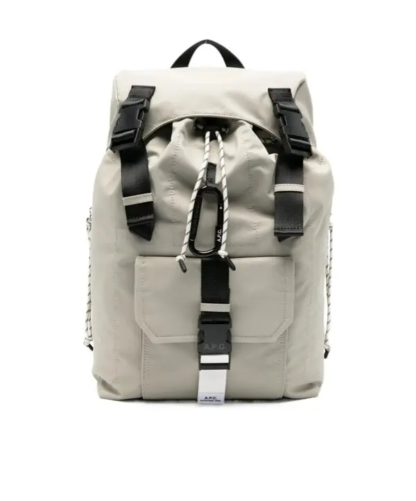 A.p.c. Carabiner Buckle Backpack - Gray
