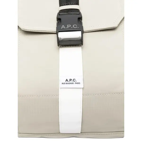 A.p.c. Carabiner Buckle Backpack - Gray