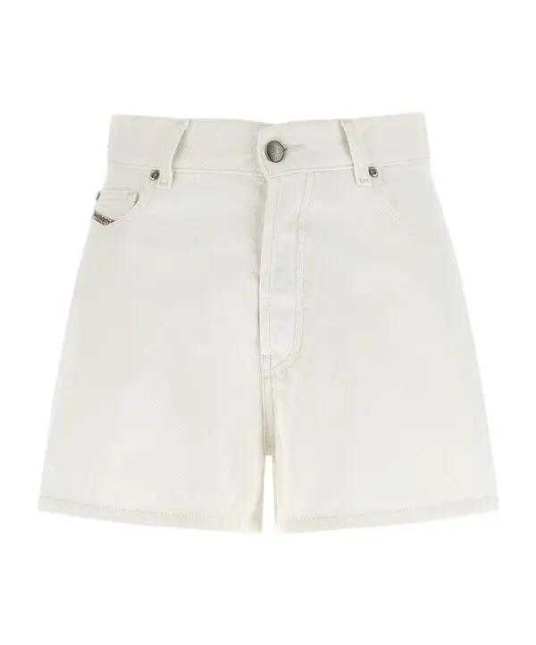 DIESEL® Five-pocket Denim Shorts - White
