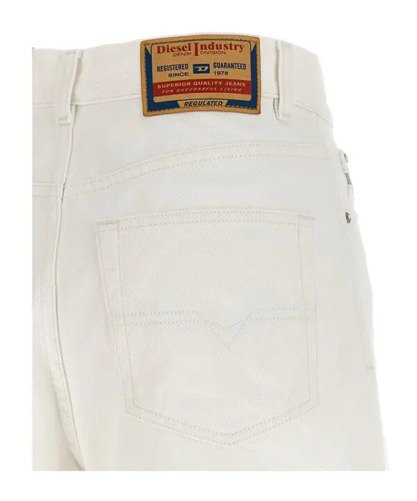 DIESEL® Five-pocket Denim Shorts - White