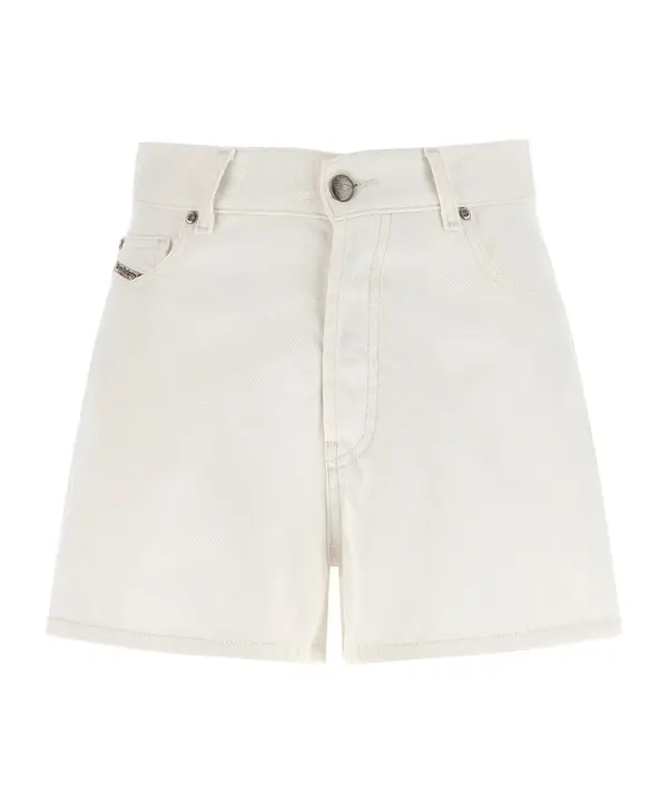 DIESEL® De-helios Denim Shorts - White