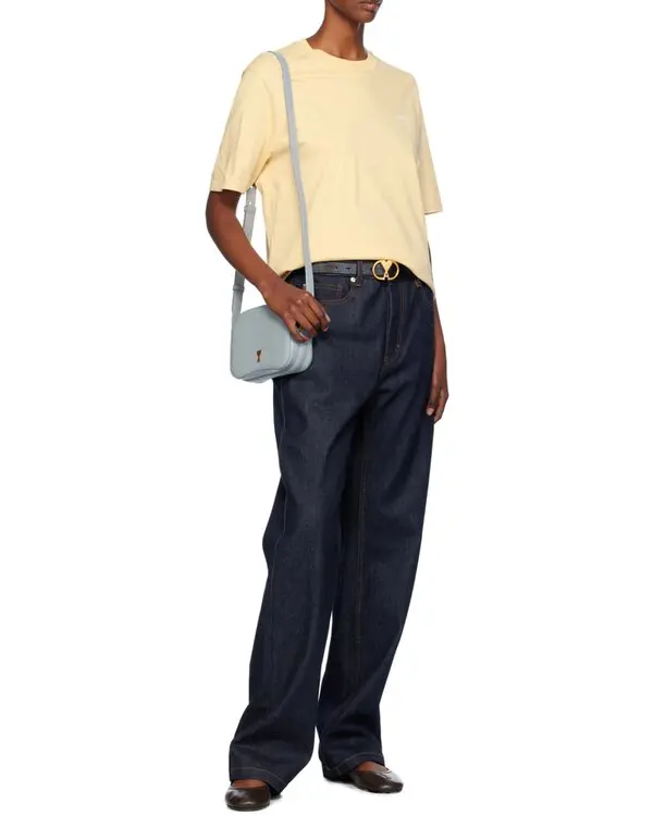 Ami Logo Shoulder Bag - Blue