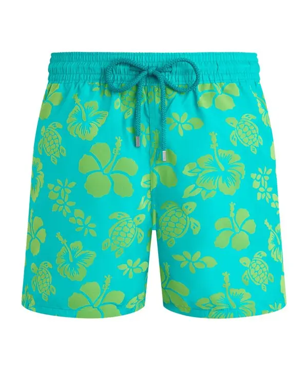 Vilebrequin Tropical Turtle Swim Shorts - Green