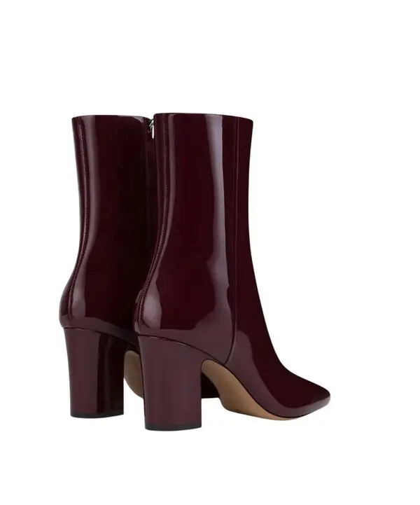 Paris Texas Pointed Toe Chunky Heel Ankle Boots