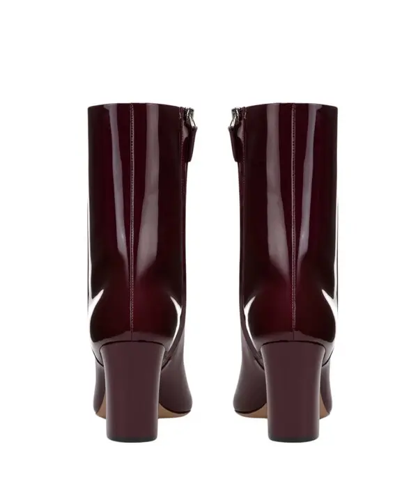 Paris Texas Pointed Toe Chunky Heel Ankle Boots