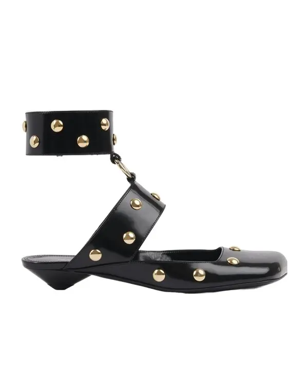 Chloé Jade Embellished Ballerinas - Black