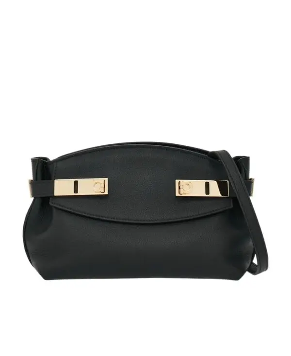FERRAGAMO Hug Shoulder Bag - Black