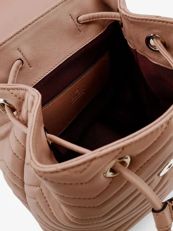 Gucci Gg Marmont Quilted Mini Backpack - Beige