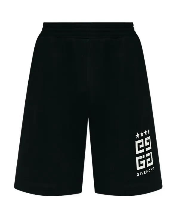 Givenchy Logo Printed Shorts - Black