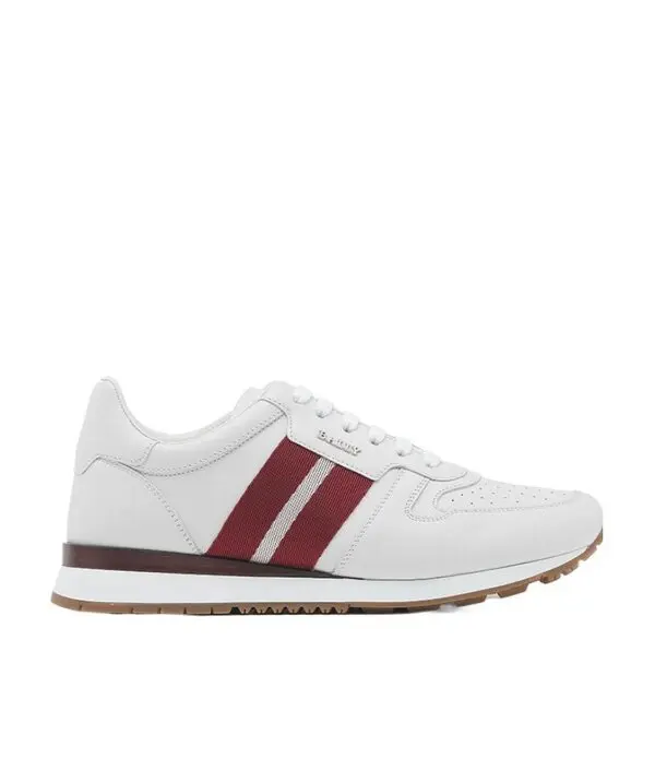 Bally Striped Lace-up Casual Sneakers