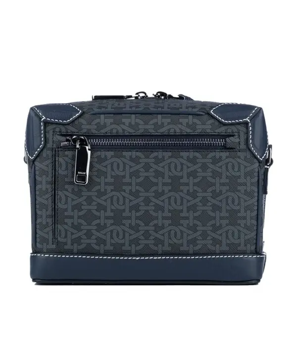 Bally Logo Zipper Shoulder Bag