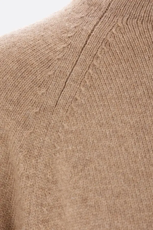 Max Mara Crewneck Long-sleeved Jumper - Hazelnut Brown