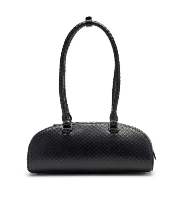 DIESEL® 1dr Dome Embossed Shoulder Bag - Black