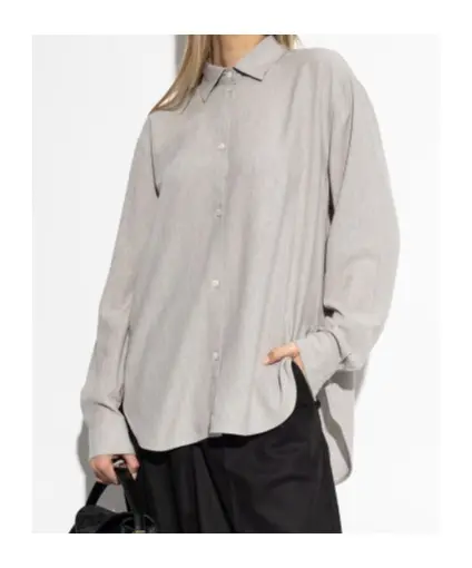 TOTEME Mélange-effect Shirt - Grey