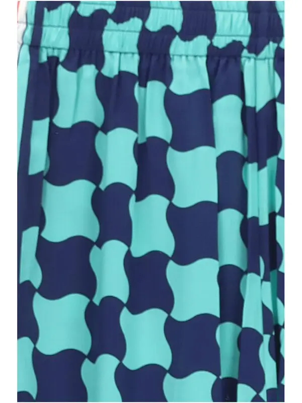 Casablanca Graphic-printed Wide-leg Trousers