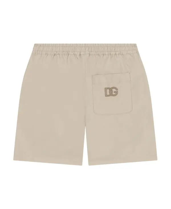 Dolce & Gabbana Embroidered Logo Stretch Shorts