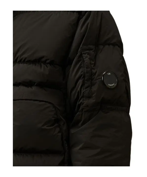C.P. COMPANY Lens-embellished Short Down Jacket