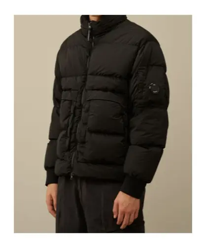 C.P. COMPANY Lens-embellished Short Down Jacket