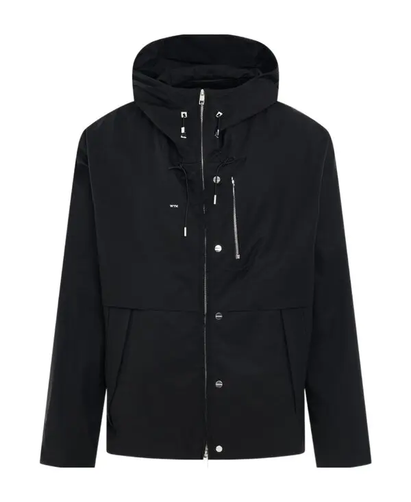 WOOYOUNGMI Logo-plaque Hooded Jacket