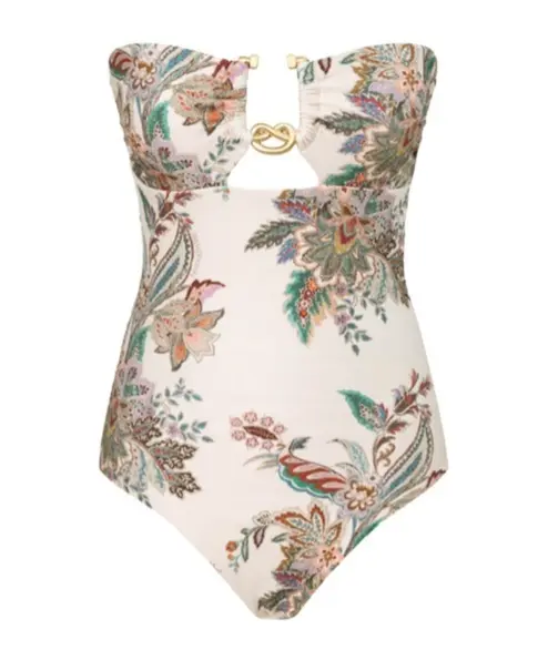 Zimmermann Rhiannon Knot One-piece Swimsuit - Nude