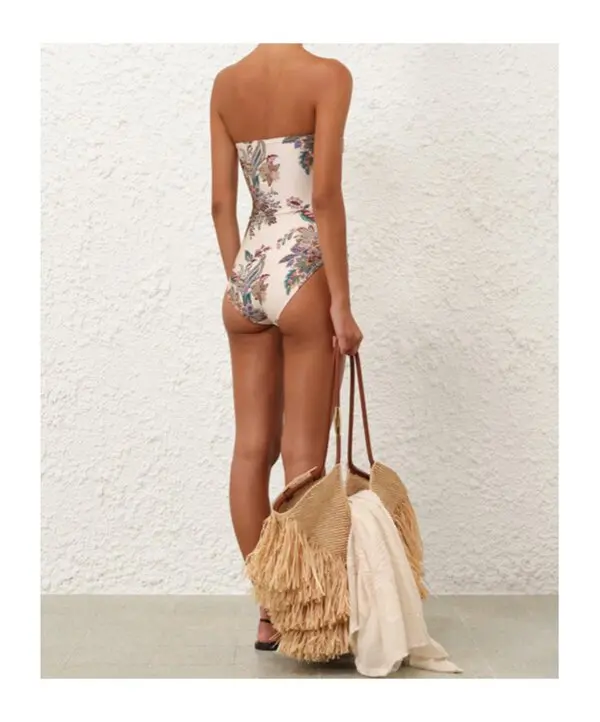 Zimmermann Rhiannon Knot One-piece Swimsuit - Nude