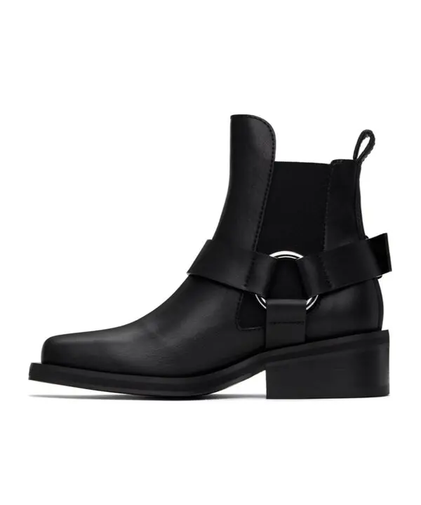 GANNI Low Cut Biker Chelsea Boots