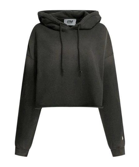GOLDEN GOOSE Oversized Cropped Hoodie - No