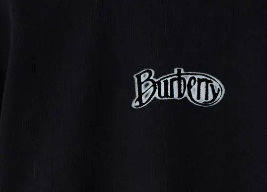 Burberry Logo Printed Crewneck Sweatshirt - Charcoal