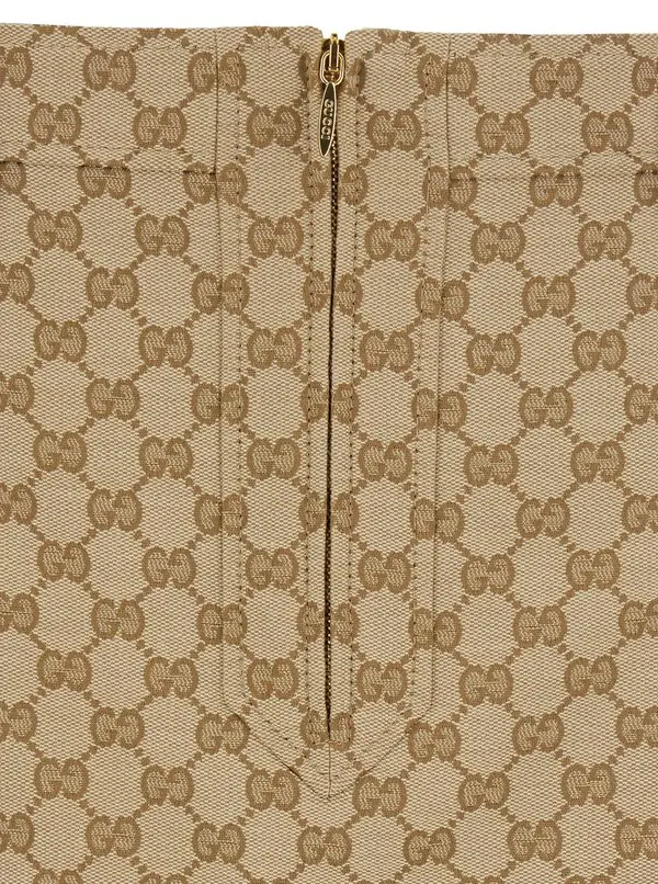 Gucci Gg A-line Skirt