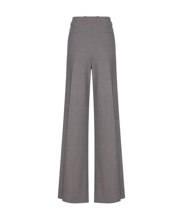 Givenchy Wide-leg Pleated Casual Pants - Gray