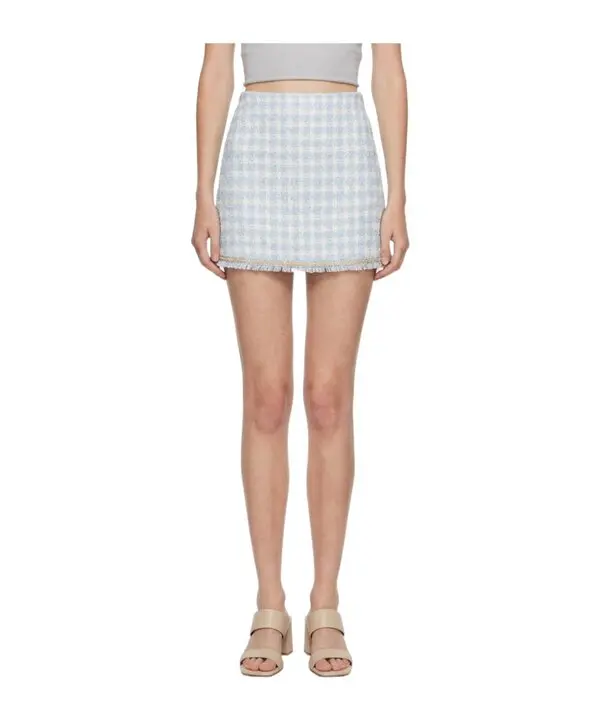 Marissa Chiara Plaid Mini Skirt