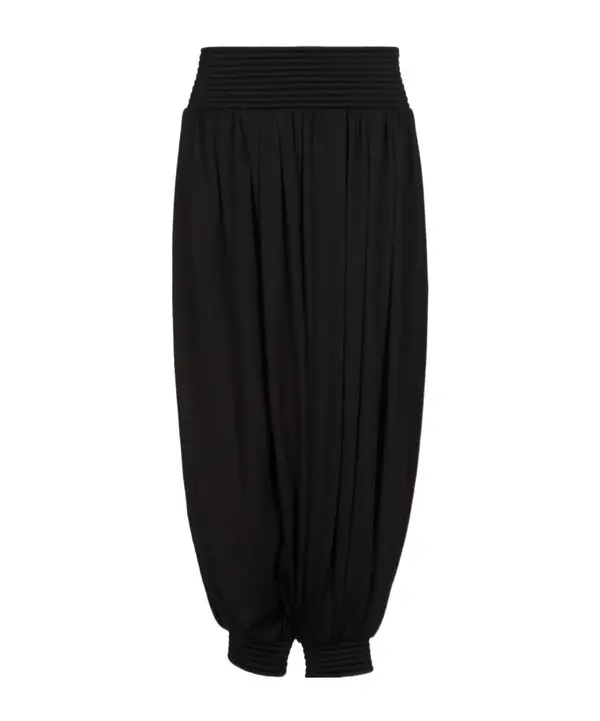 Alaïa Wide-leg Draped Pants