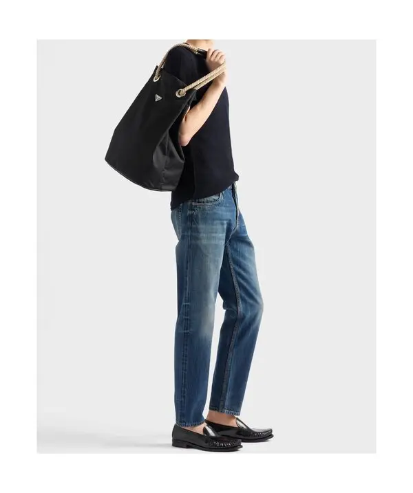 Prada Mariner Re-nylon Tote Bag - Black