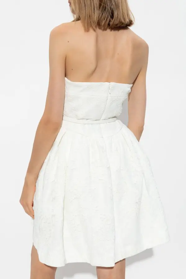 SELF-PORTRAIT Lace Bandeau Mini Dress