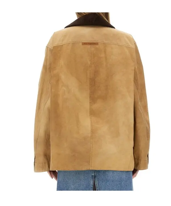 Stella McCartney Corduroy Collar Aged Jacket