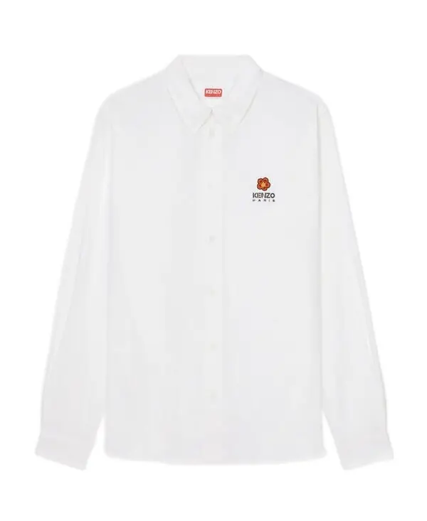 Kenzo Boke Flower Embroidered Buttoned Shirt
