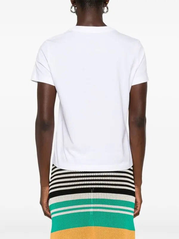 Casablanca Graphic Print Cotton T-shirt - White