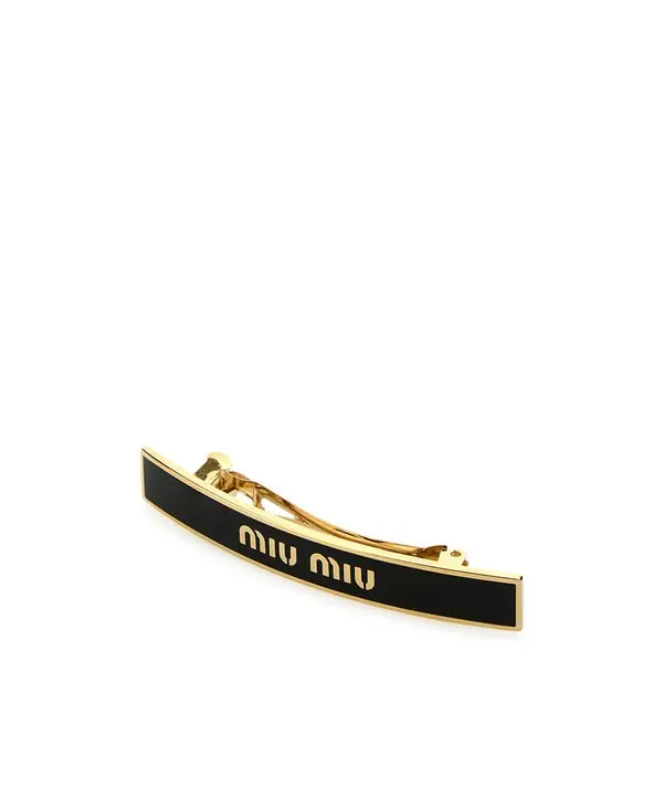 Miu Miu Logo Hair Clip