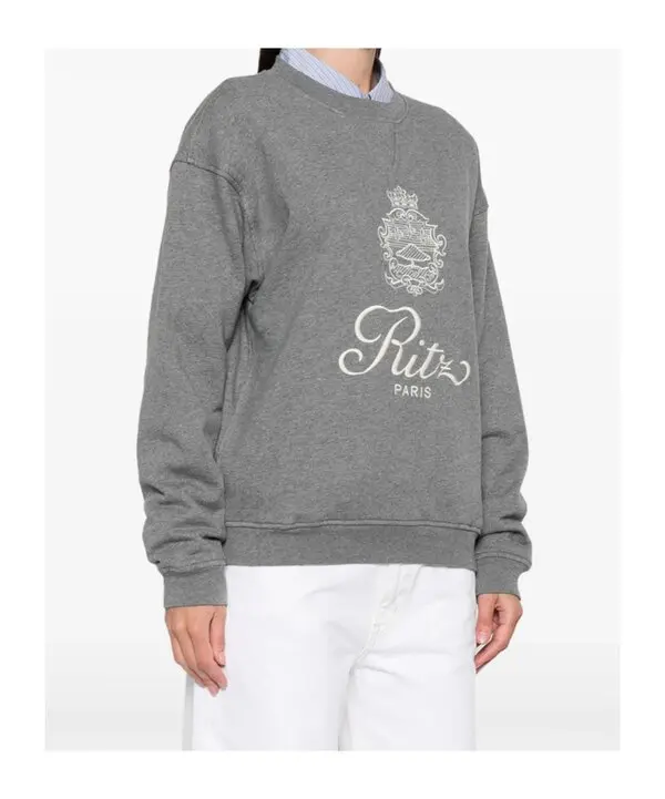 FRAME Ritz Paris Graphic Print Sweatshirt