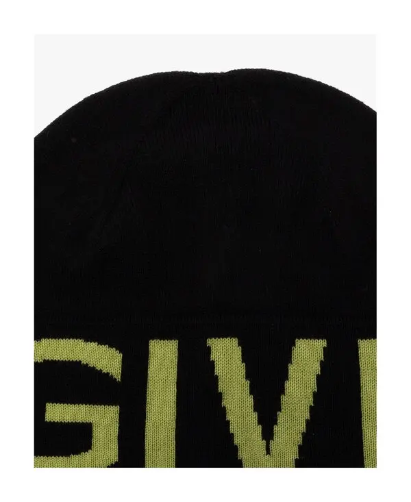 Givenchy Logo Intarsia-knit Wool Beanie